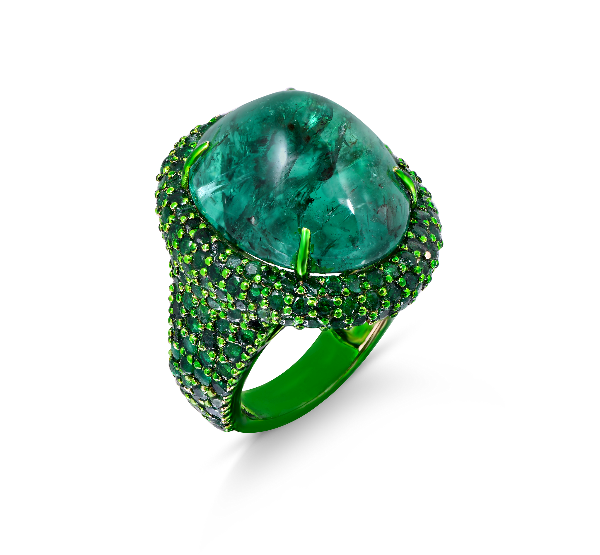 Mohar x Gemfields Emerald Verde Luminance Ring