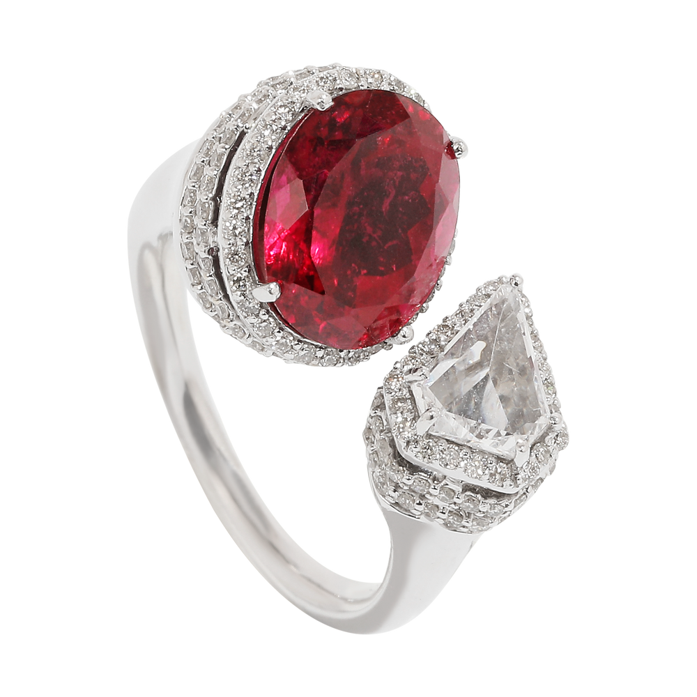 Ruby Lite Cut & Rose Cut Rings by Mohar Fine Jewellery